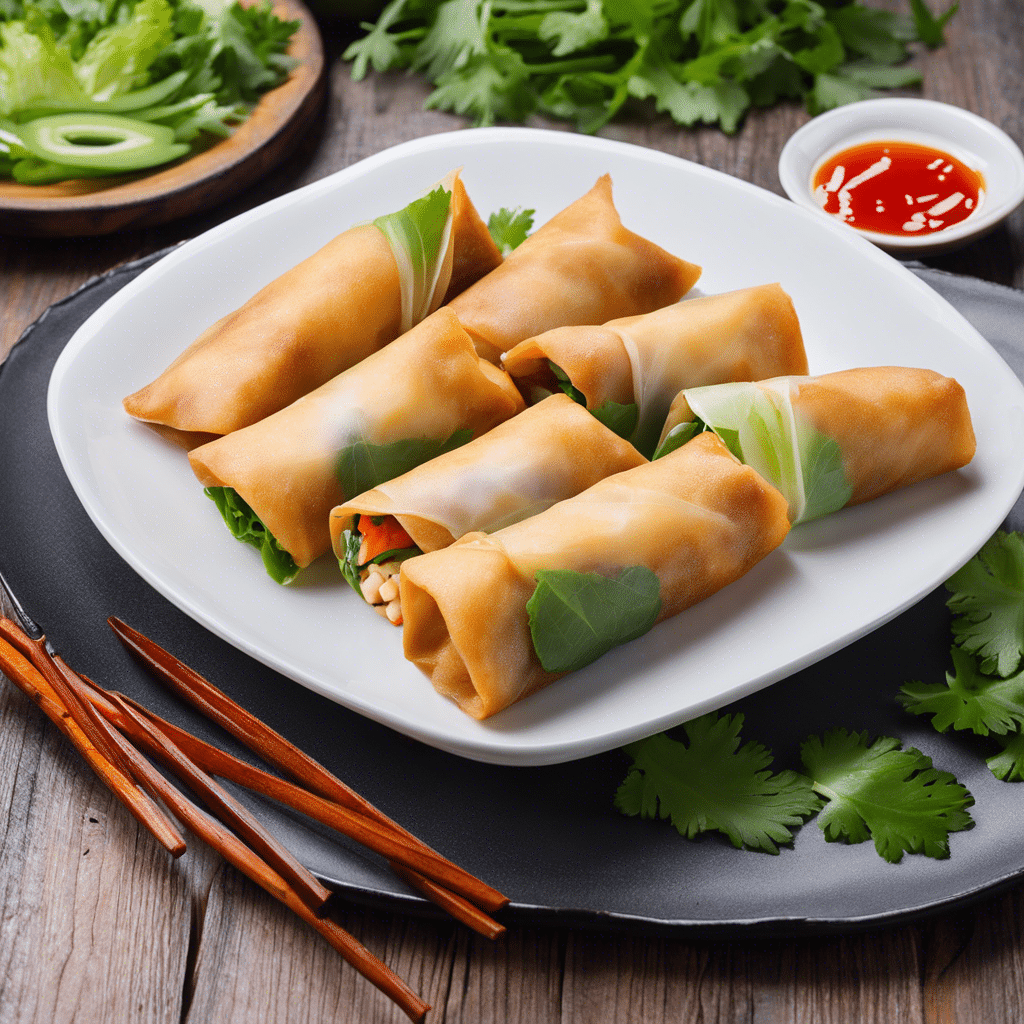 Chicken Spring Rolls - Bites Haven