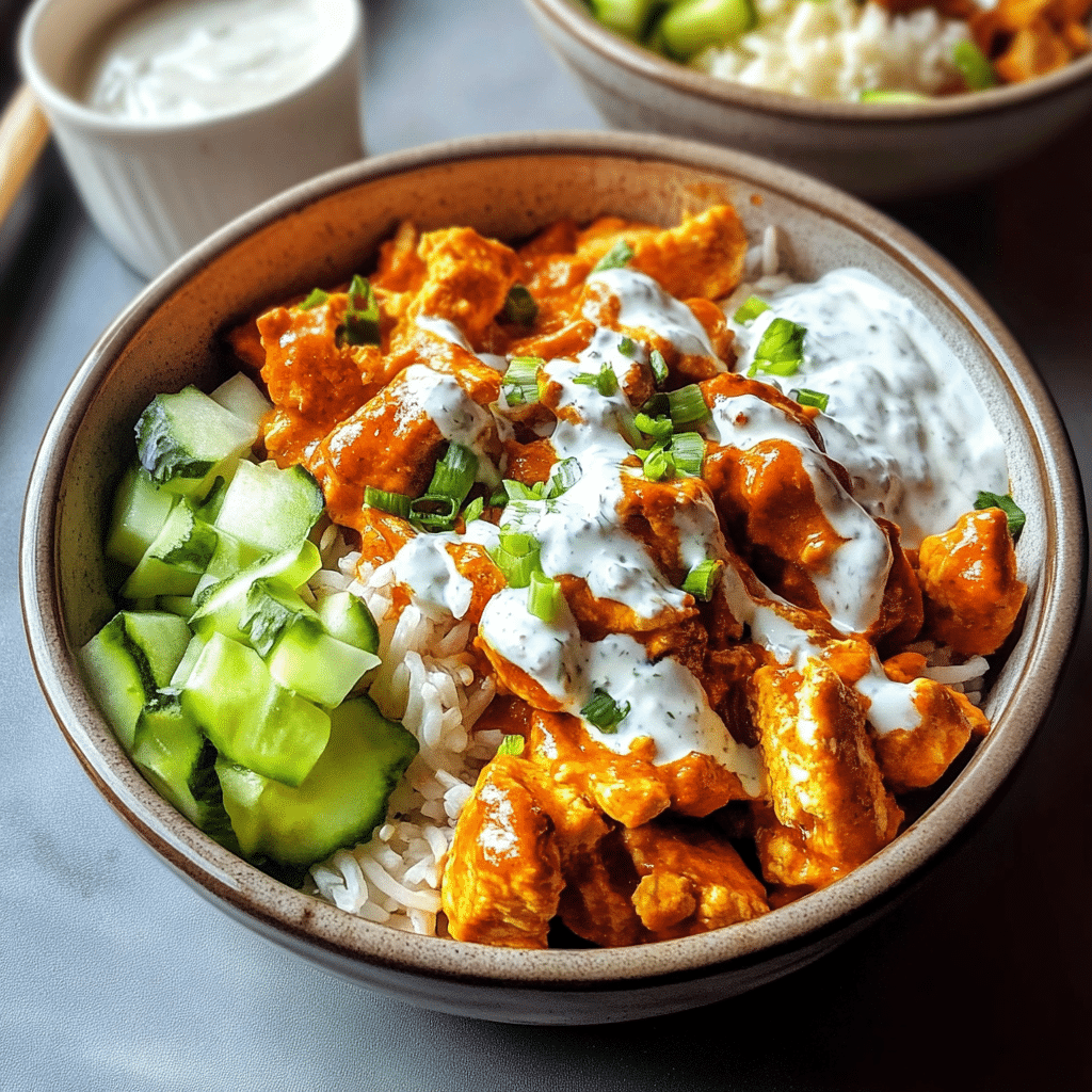 Buffalo Chicken Bowls - Bites Haven
