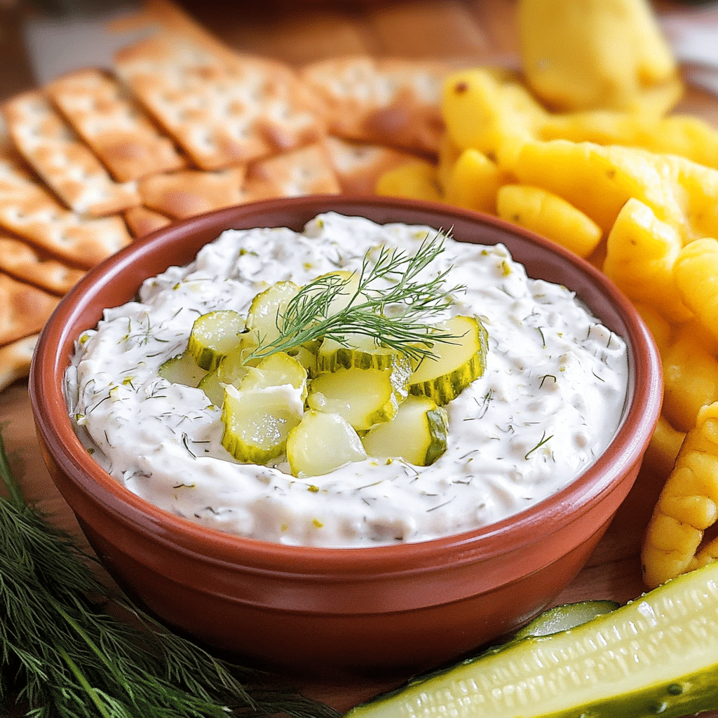 Dill Pickle Dip - Bites Haven