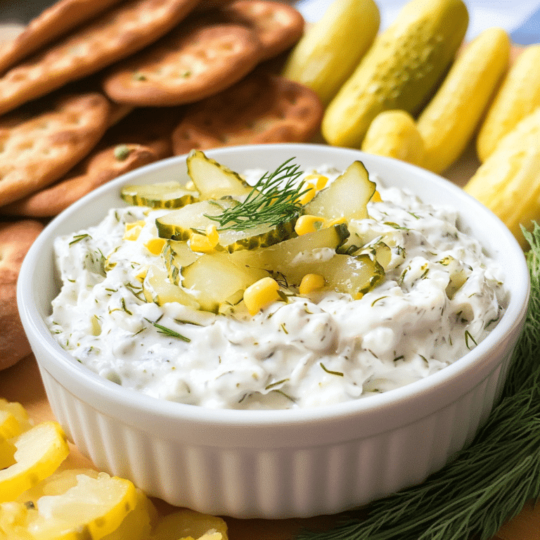 Dill Pickle Dip - Bites Haven