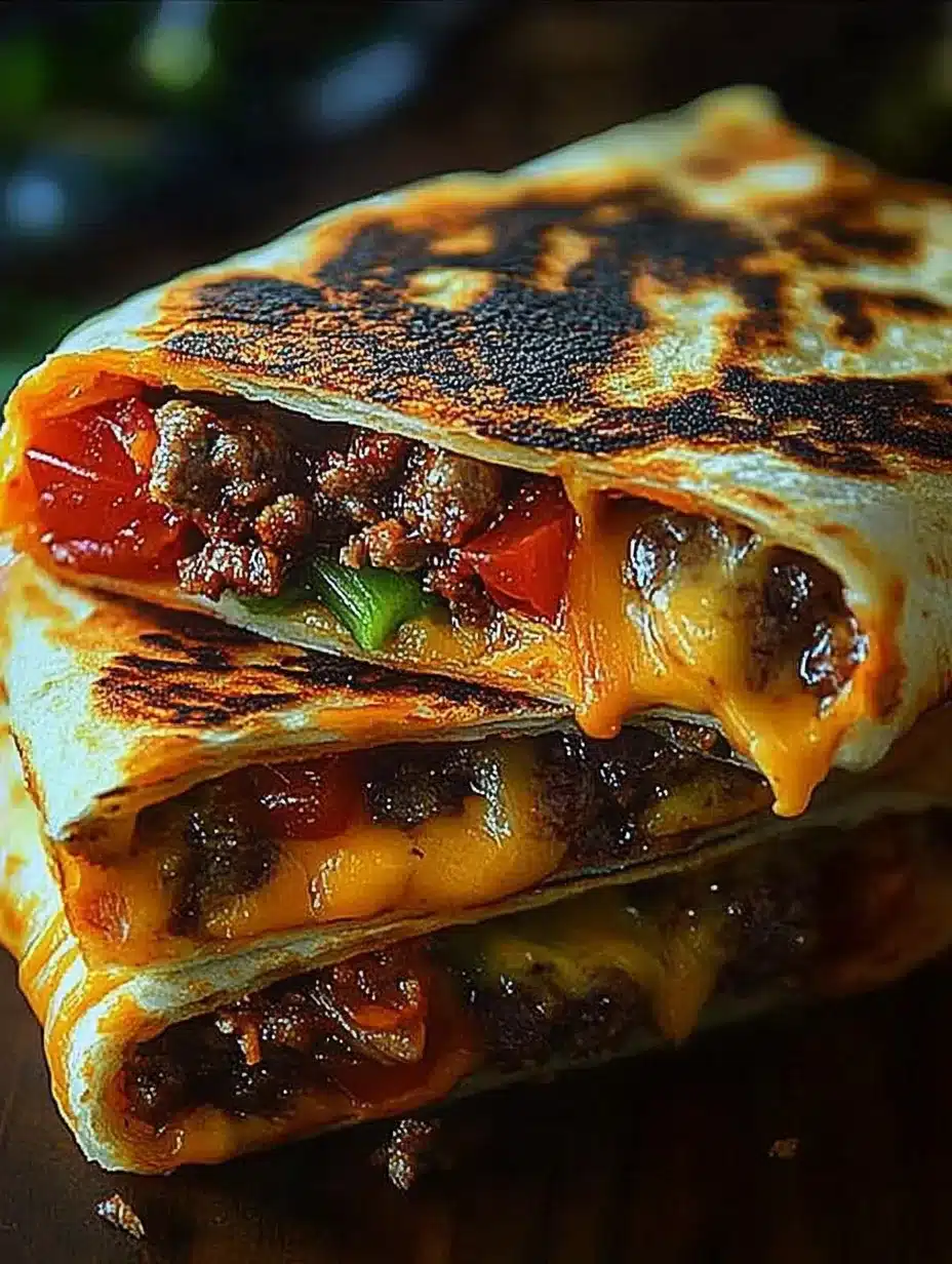 Grilled Cheeseburger Wraps: An Amazing Ultimate Recipe - Bites Haven