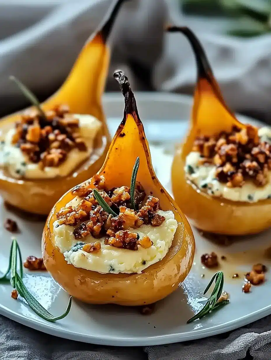 Elegant Blue Cheese Stuffed Pears: An Incredible Ultimate Recipe ...